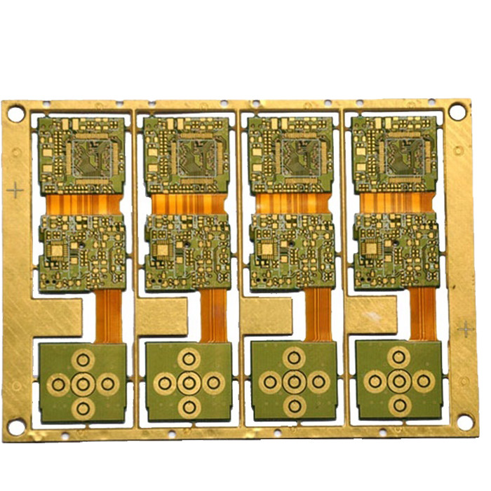 Yellow CEM3 CEM1 Rigid Flex PCB Multilayer Flexible Circuit Board
